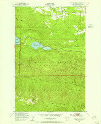 1950 Map of Lake Sutherland, Clallam County, WA — High-Res | Pastmaps